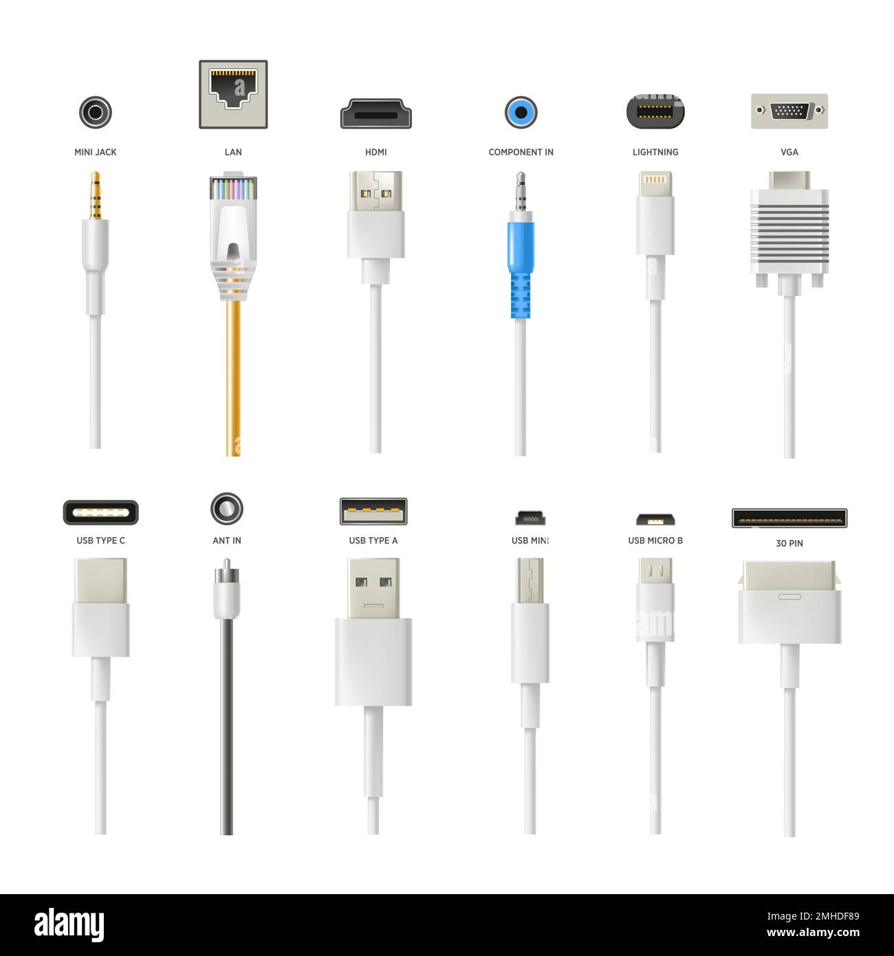 Lan wire connection Stock Vector Images - Alamy