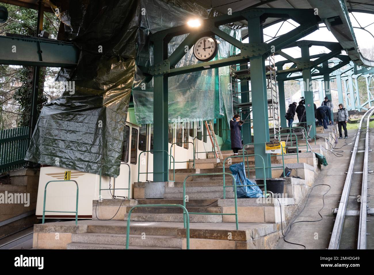 Suspended railroad hi-res stock photography and images - Alamy