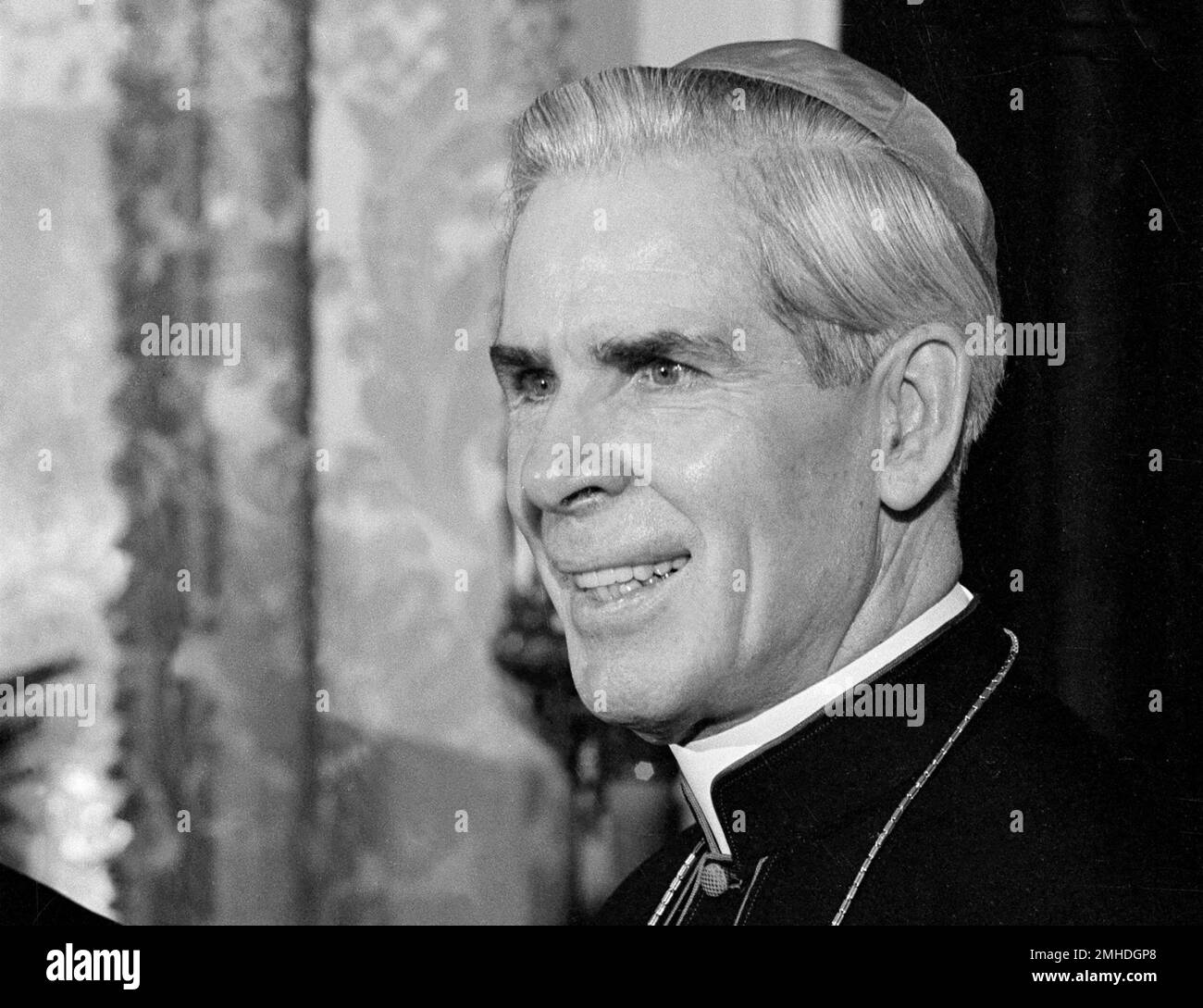FILE - This Oct. 26, 2019 file photo shows Bishop Fulton J. Sheen at ...