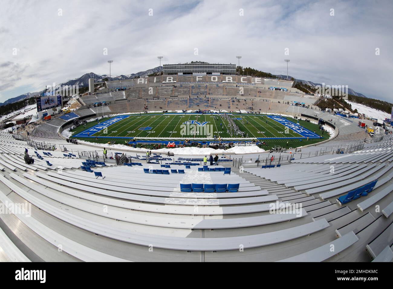 Falcon Stadium in the first half of an NCAA college football game ...