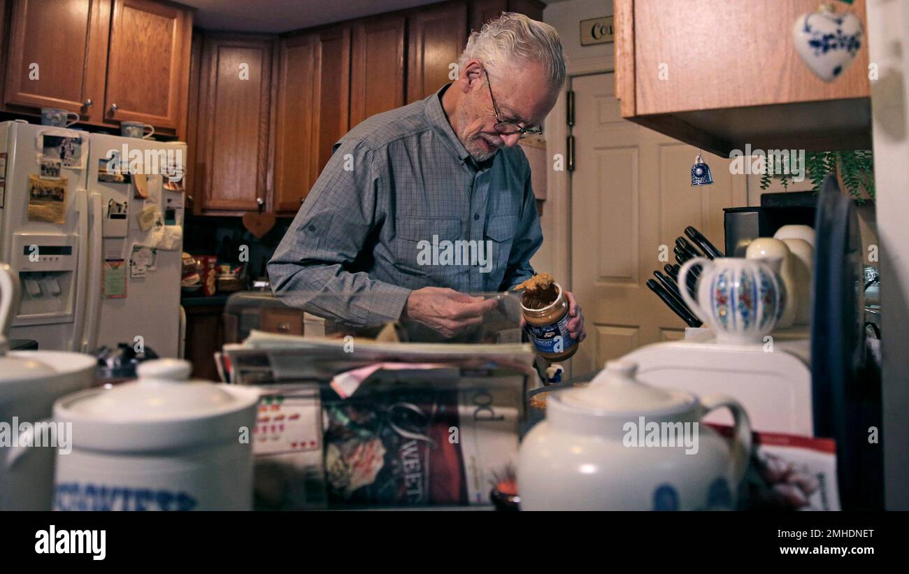In this Nov. 22, 2019, photo, Charles Flagg, who is stricken with ...