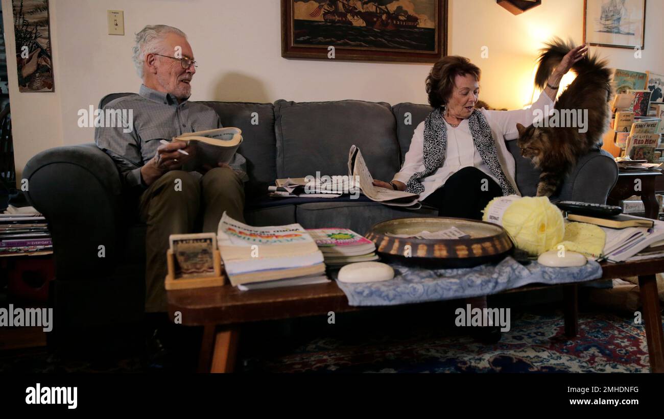 In this Nov. 22, 2019, photo, Charles Flagg, who is stricken with ...