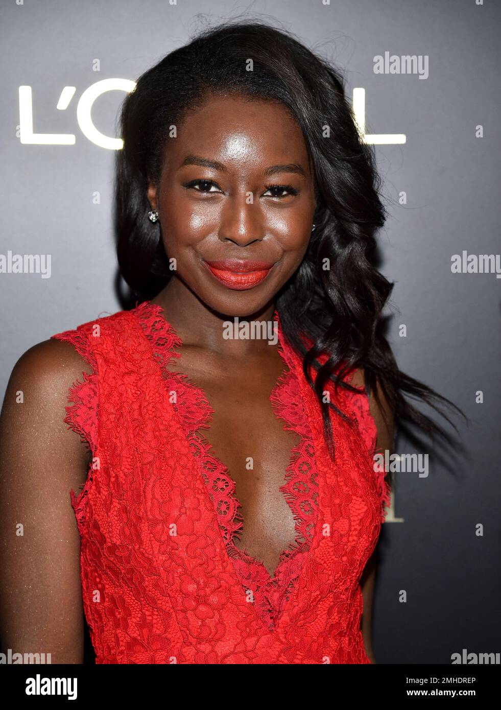 Candice Nikeia attends the 14th annual L'Oreal Paris Women of Worth ...