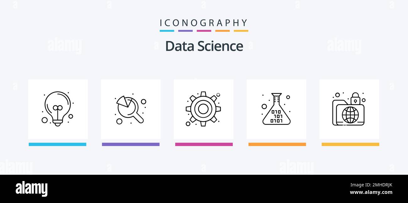 Data Science Line 5 Icon Pack Including server. lock. line. data ... Data Science Line 5 Icon Pack Including server. lock. line. data ...