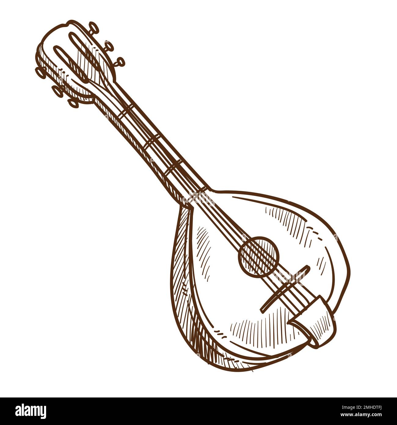Medieval musical instrument illustration vector hi-res stock ...