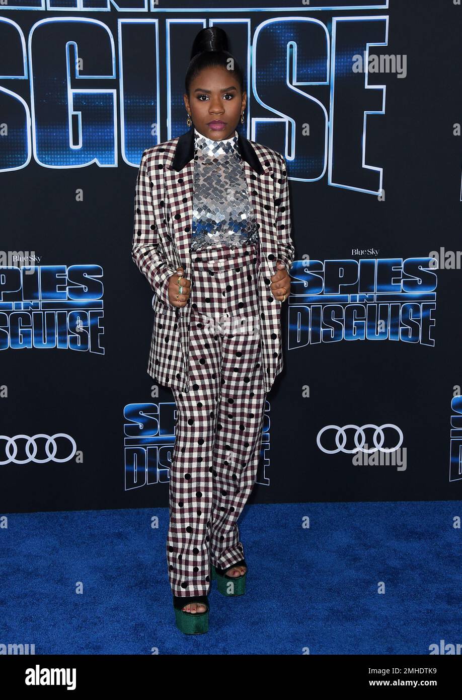 Trinitee Stokes arrives at the world premiere of "Spies in Disguise" at ...