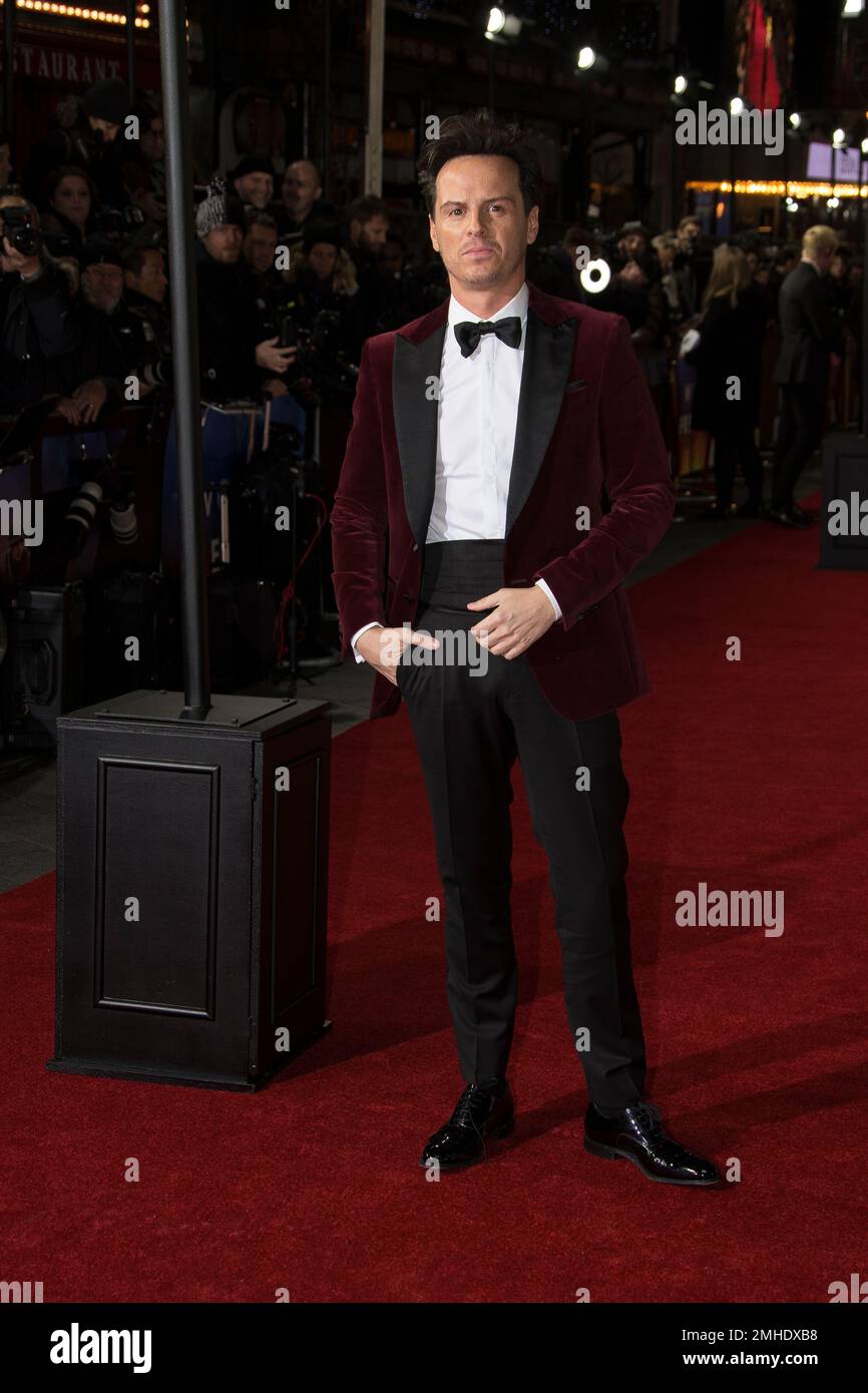 Andrew Scott poses for photographers upon arrival at the World premiere ...