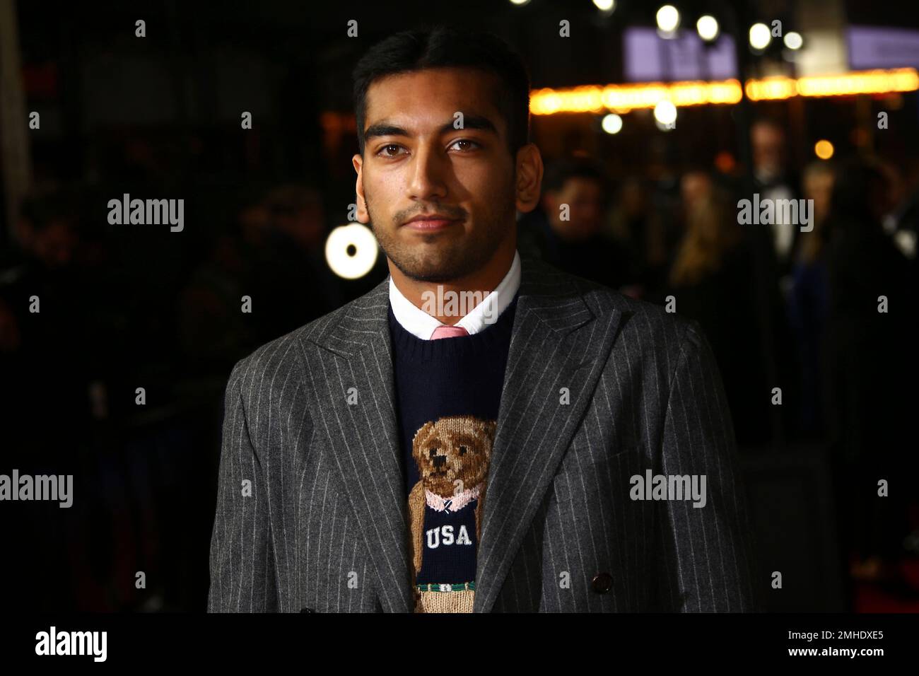 Nabhaan Rizwan poses for photographers upon arrival at the World ...