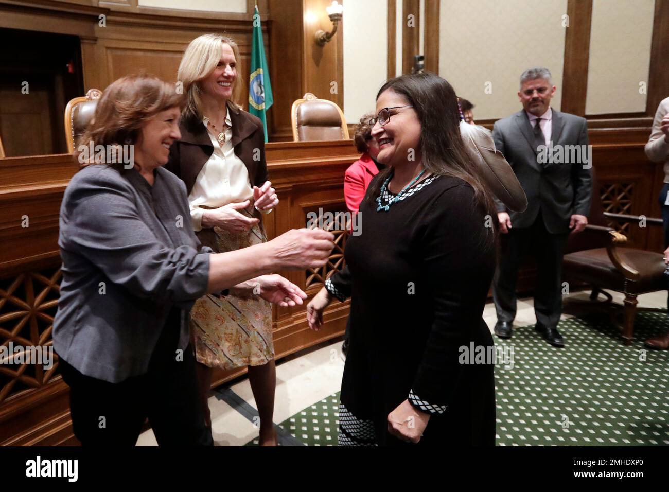 Whatcom County Superior Court Judge Raquel Montoya-Lewis, right, is ...