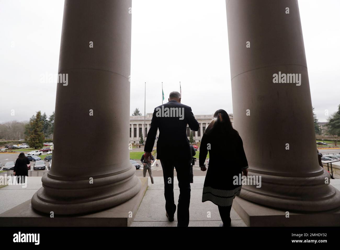 Whatcom County Superior Court Judge Raquel Montoya-Lewis, right, walks ...