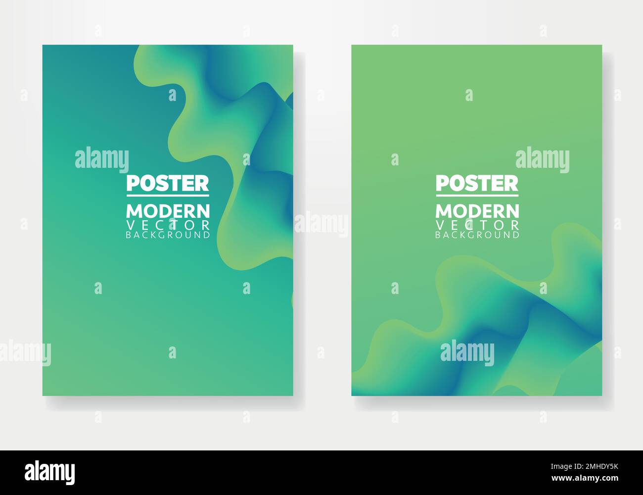 Poster layout design. Vector illustration background template front and ...