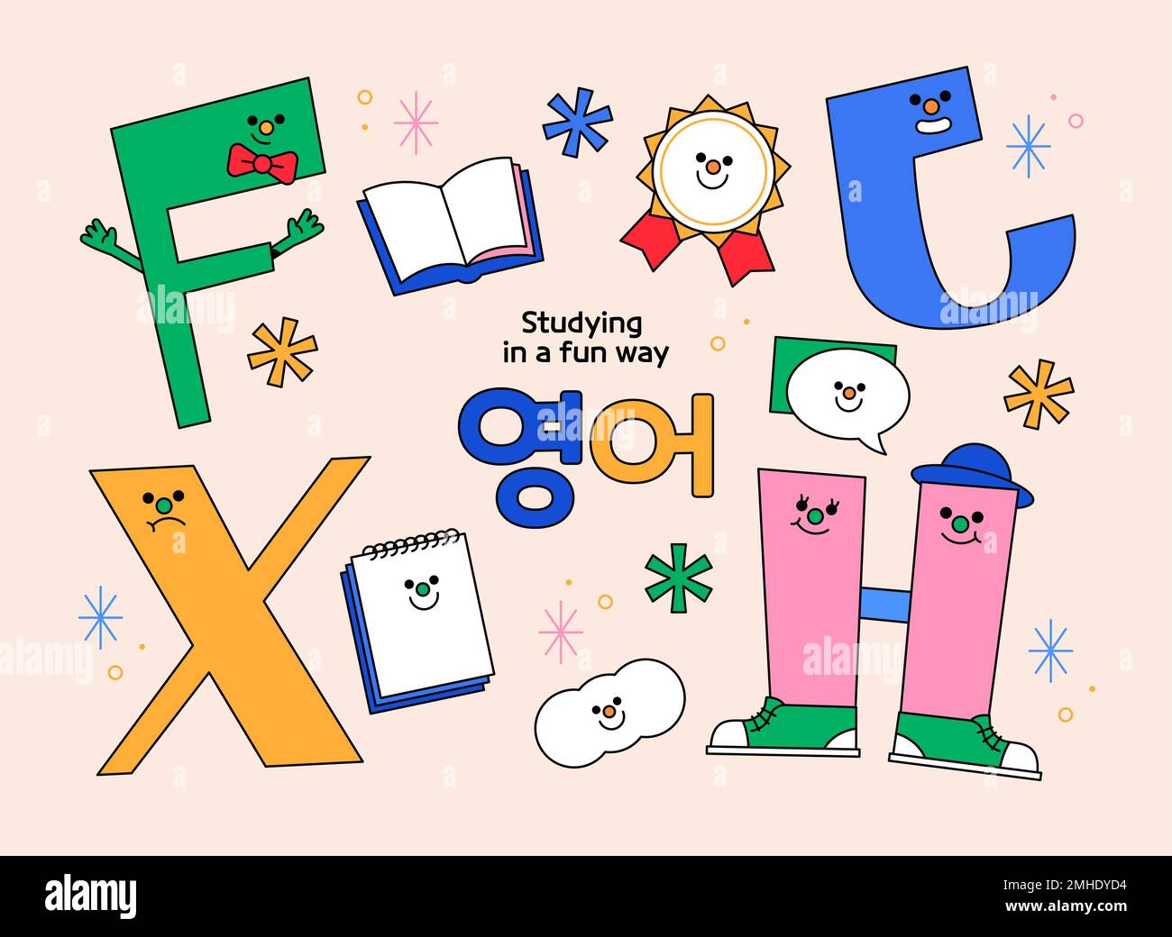 English character kawaii hi-res stock photography and images - Alamy