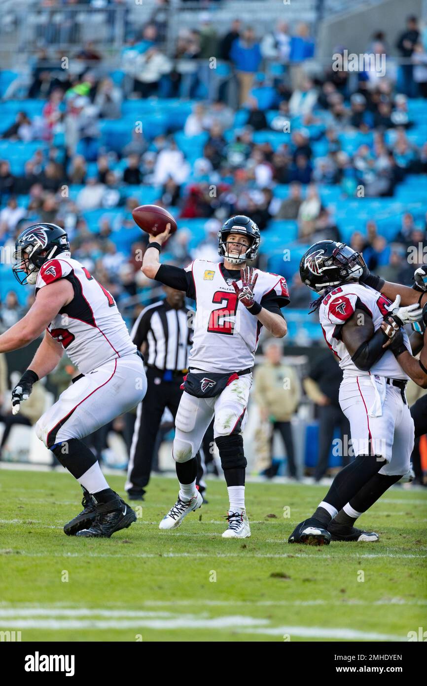 Atlanta Falcons quarterback Matt Ryan (2) makes a throw against the ...