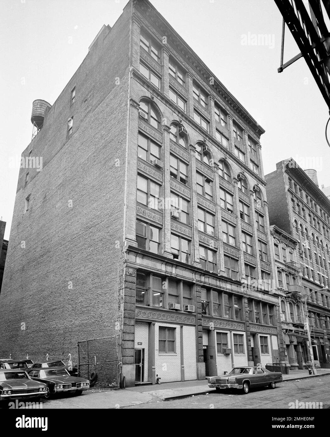 An apartment building that was converted from a former warehouse at 141 ...