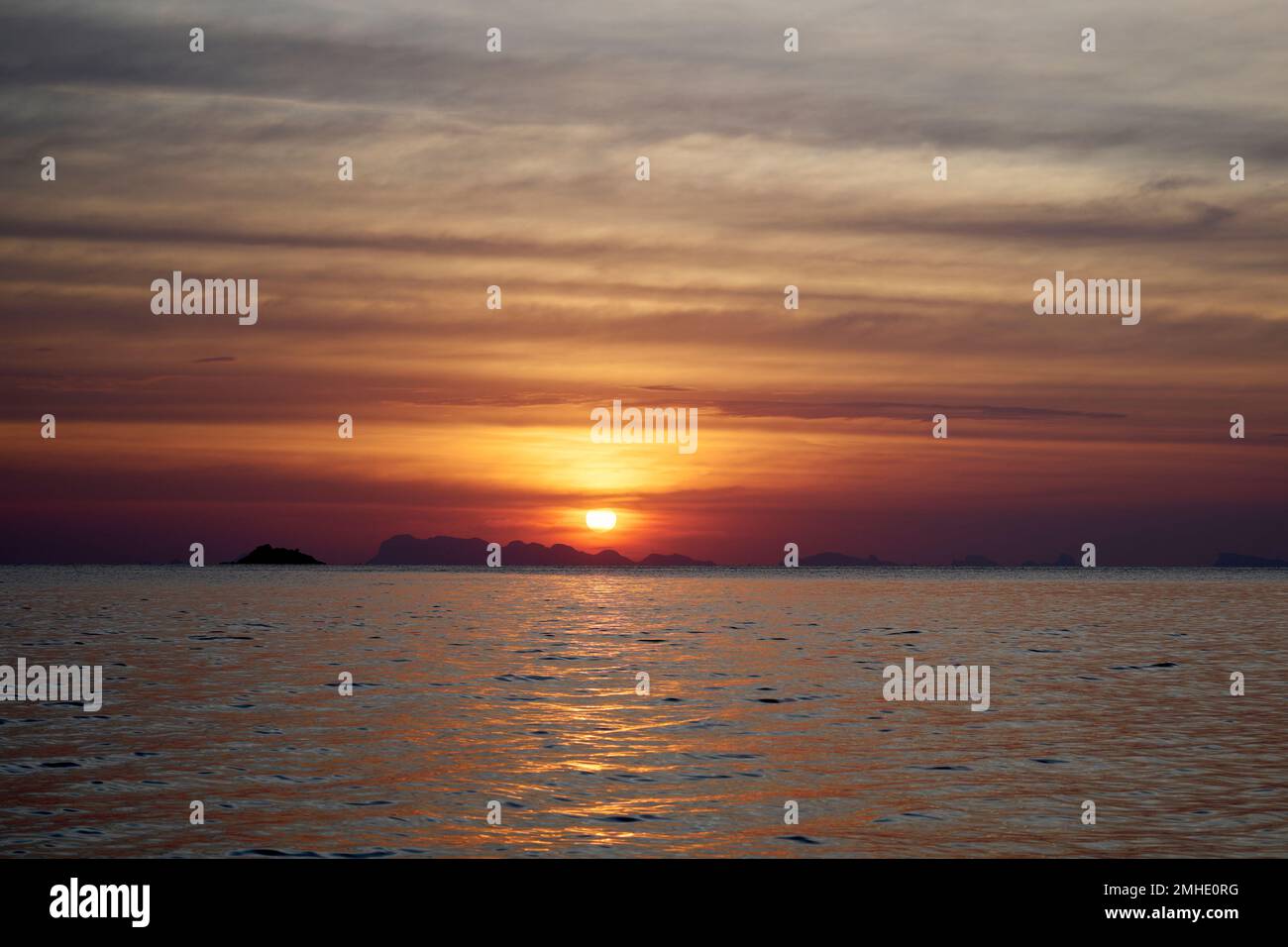 Zen beach Ko Pha Ngan watching the sun go down, one of Thailands famous ...