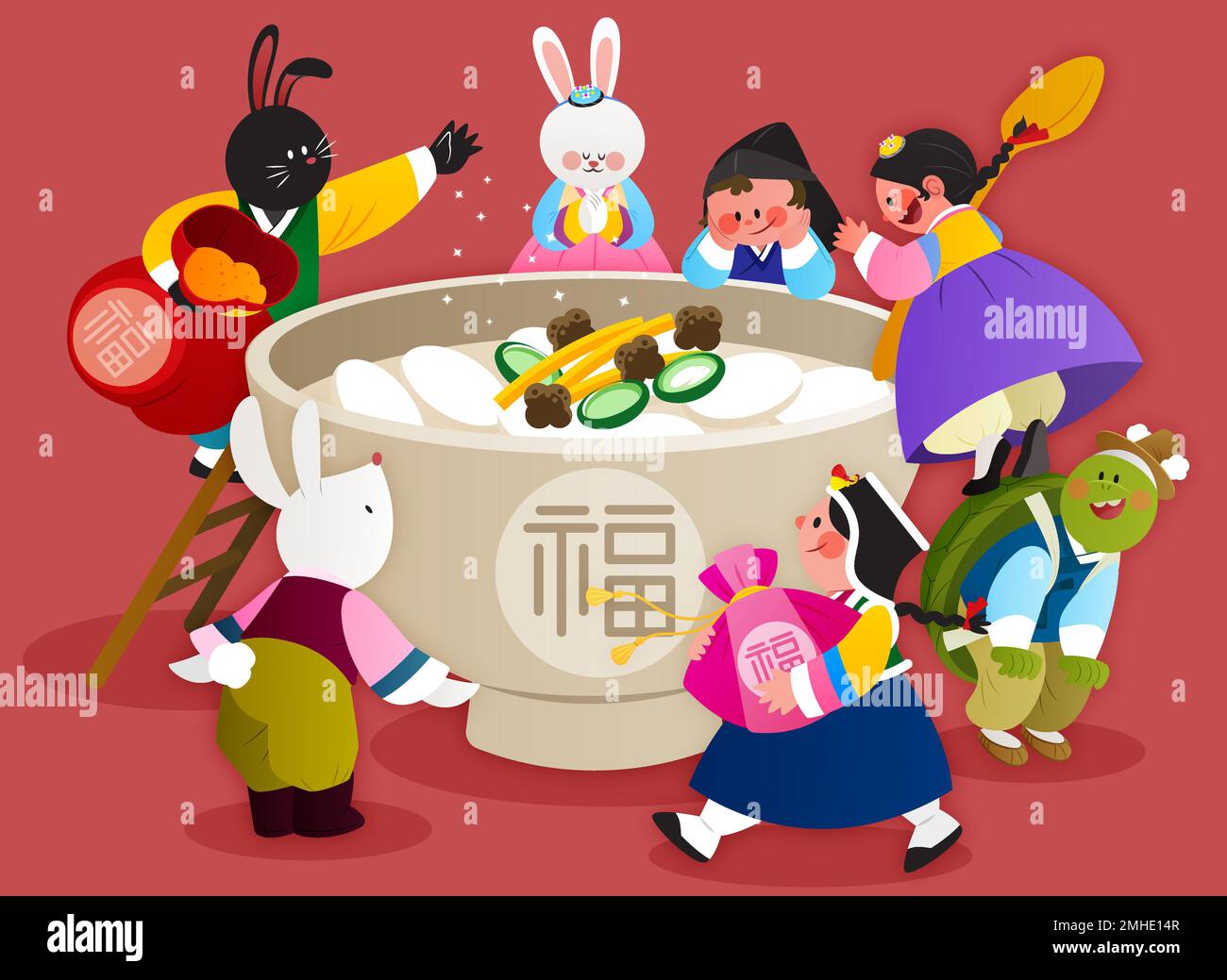 Cute Korean Cartoon Characters
