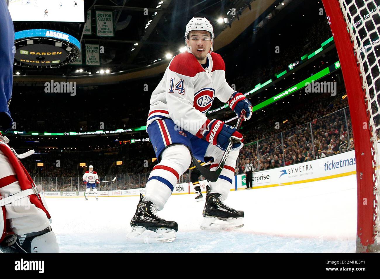Montreal Canadiens' Nick Suzuki during the first period of an NHL ...