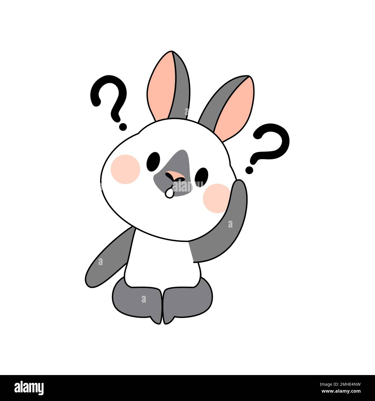 Question mark emoji character hi-res stock photography and images - Alamy