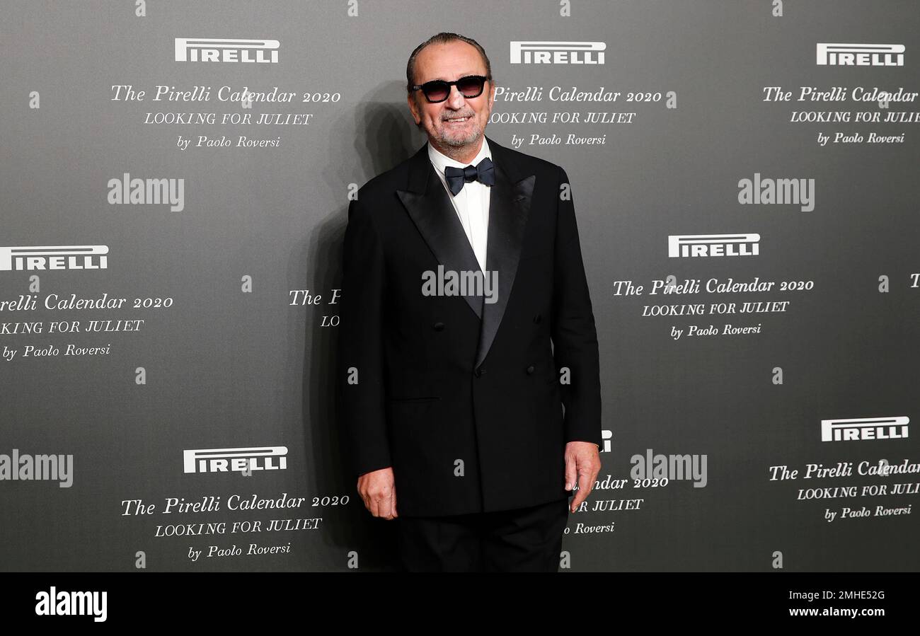 Italian photographer Paolo Roversi poses for photographers at the 2020 ...