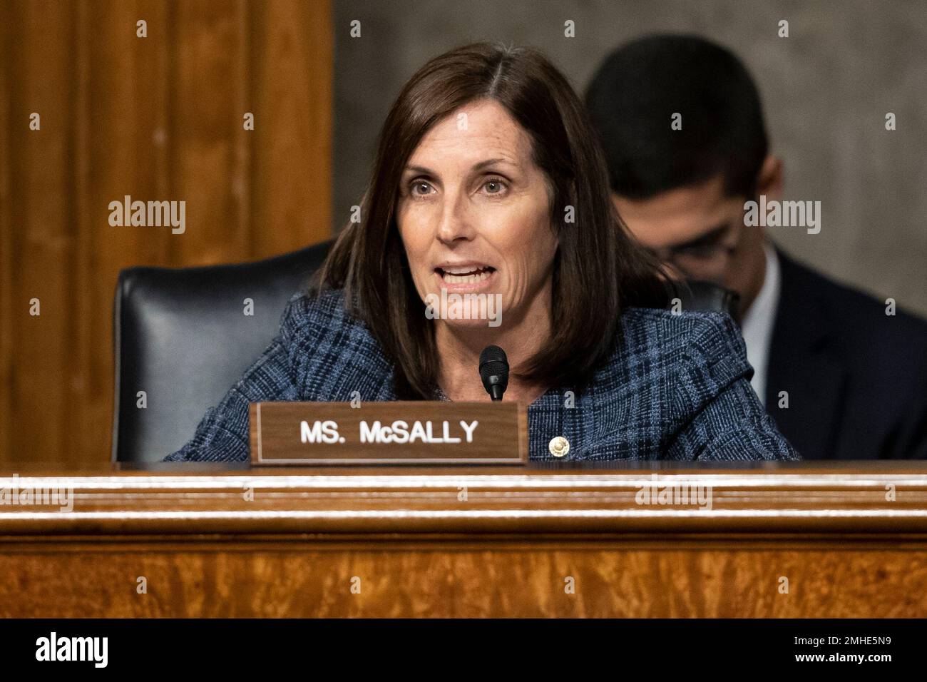 Sen. Martha McSally, R-Ariz., speaks during a hearing of the Senate ...