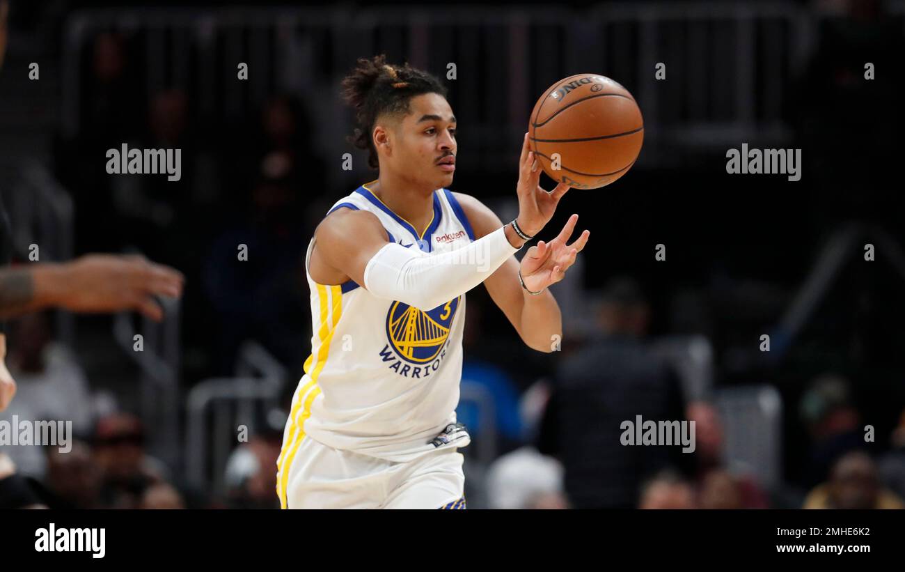 Golden State Warriors guard Jordan Poole (3) is shown in action against ...
