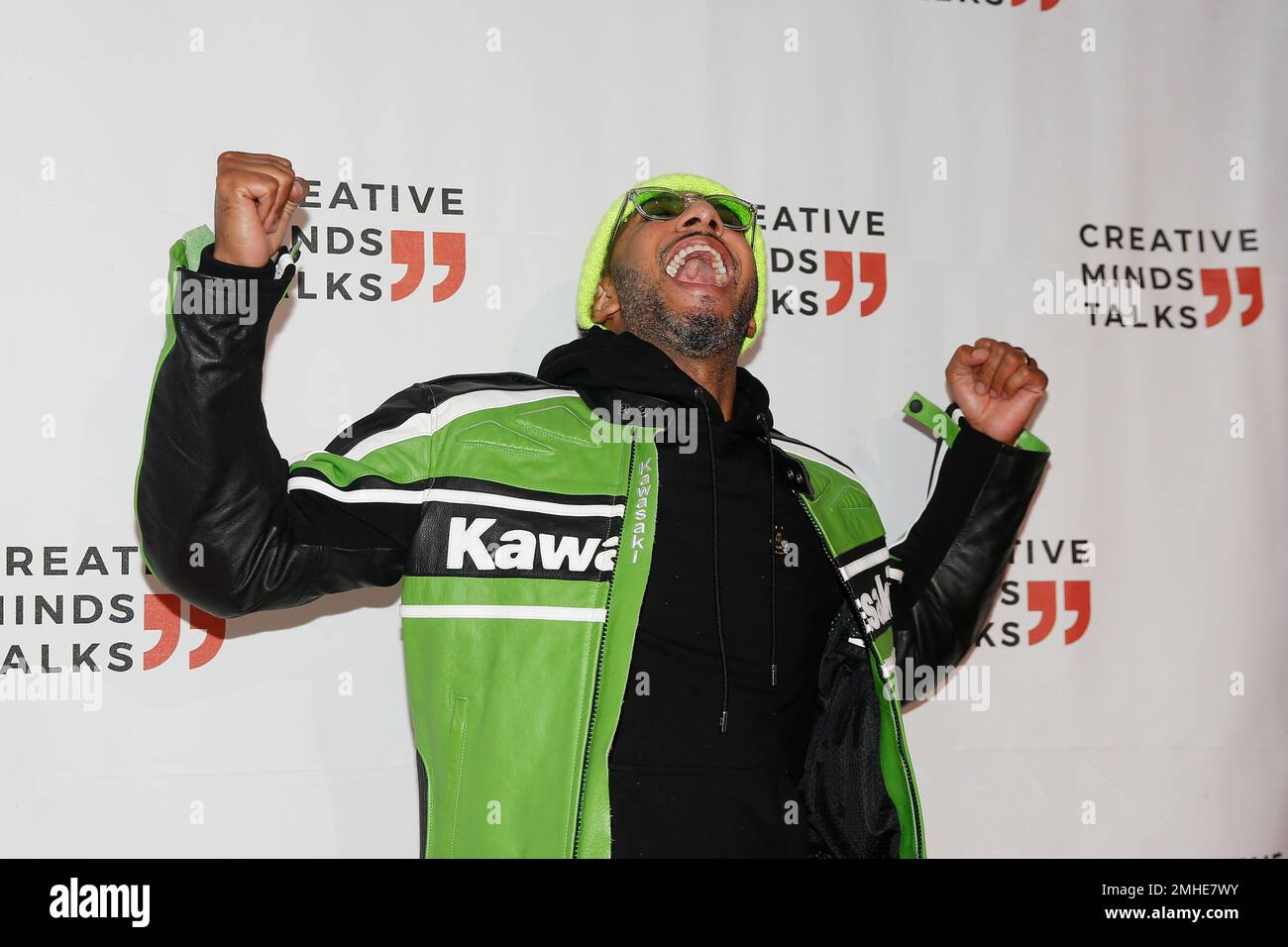 Swizz Beatz arrives to a Creative Minds Talks during Art Basel, Monday ...