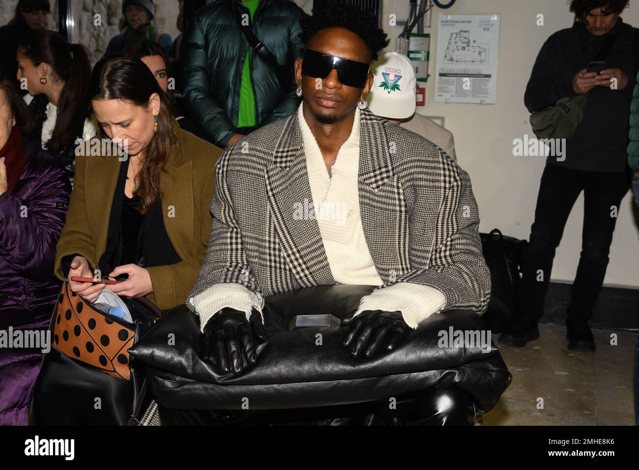 Kollin Carter attends the Gaurav Gupta Haute Couture 2023-2024 show as ...