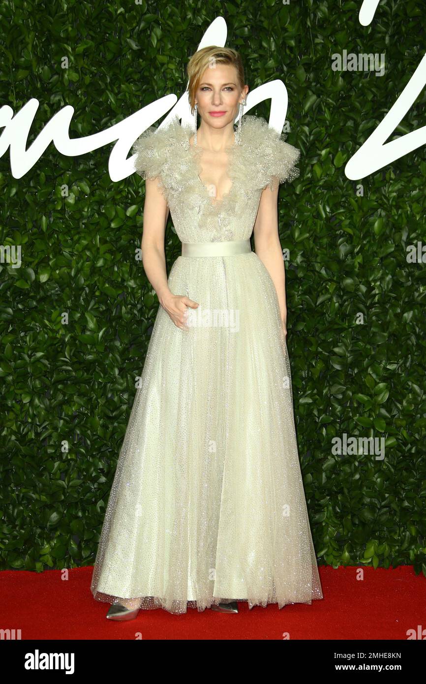 Cate Blanchett poses for photographers upon arrival at the British ...