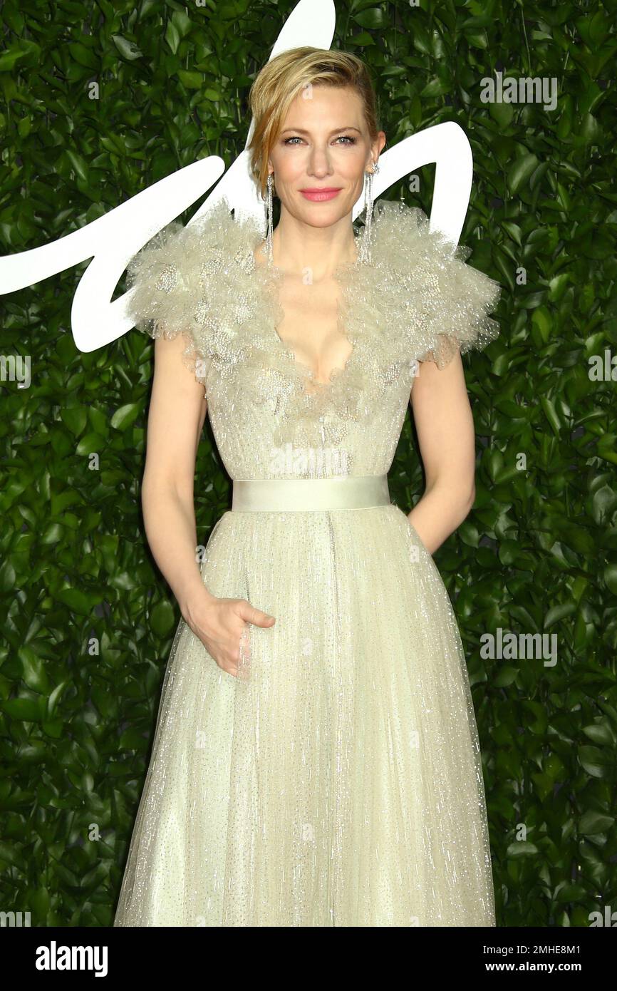 Cate Blanchett poses for photographers upon arrival at the British ...