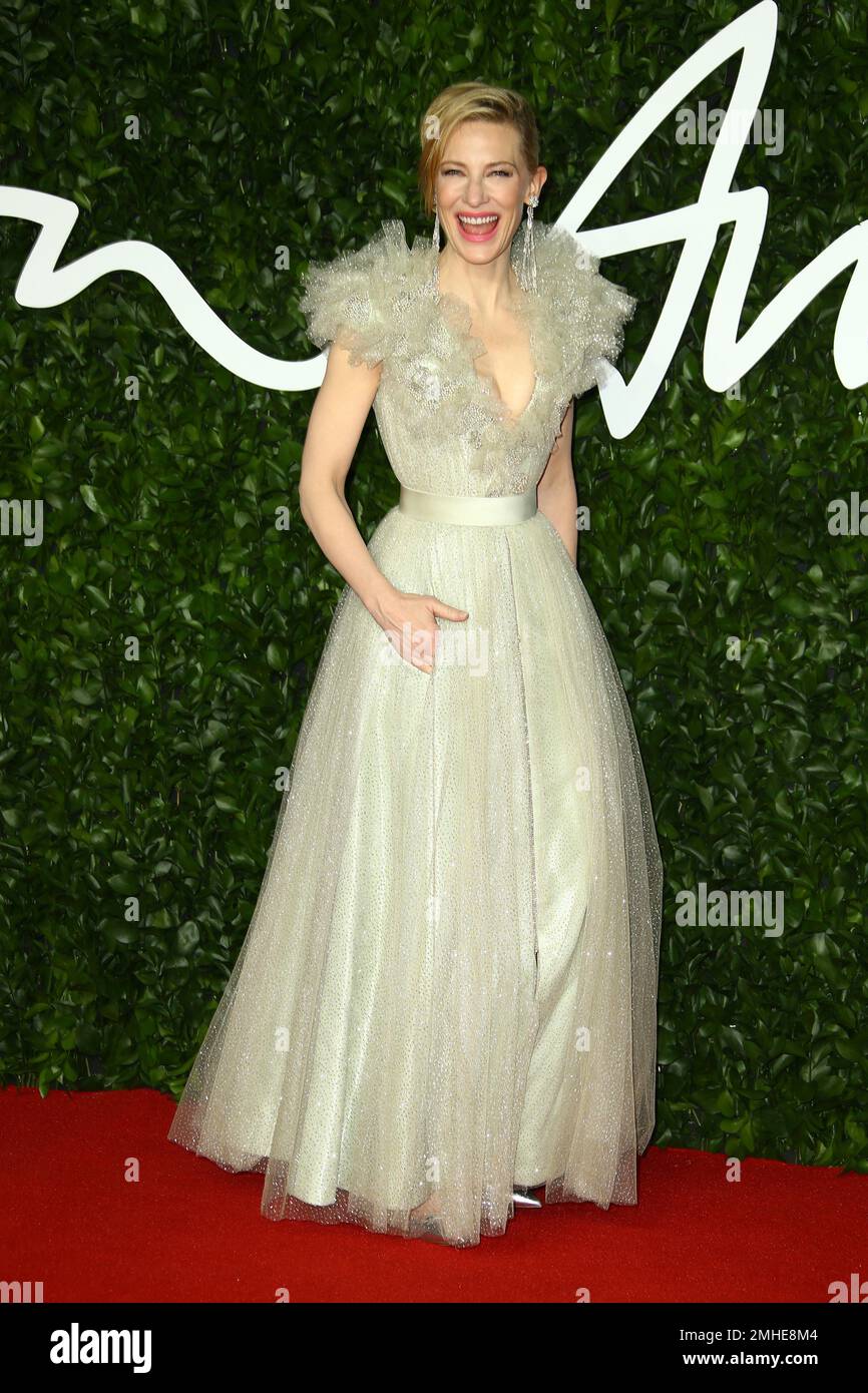 Cate Blanchett poses for photographers upon arrival at the British ...