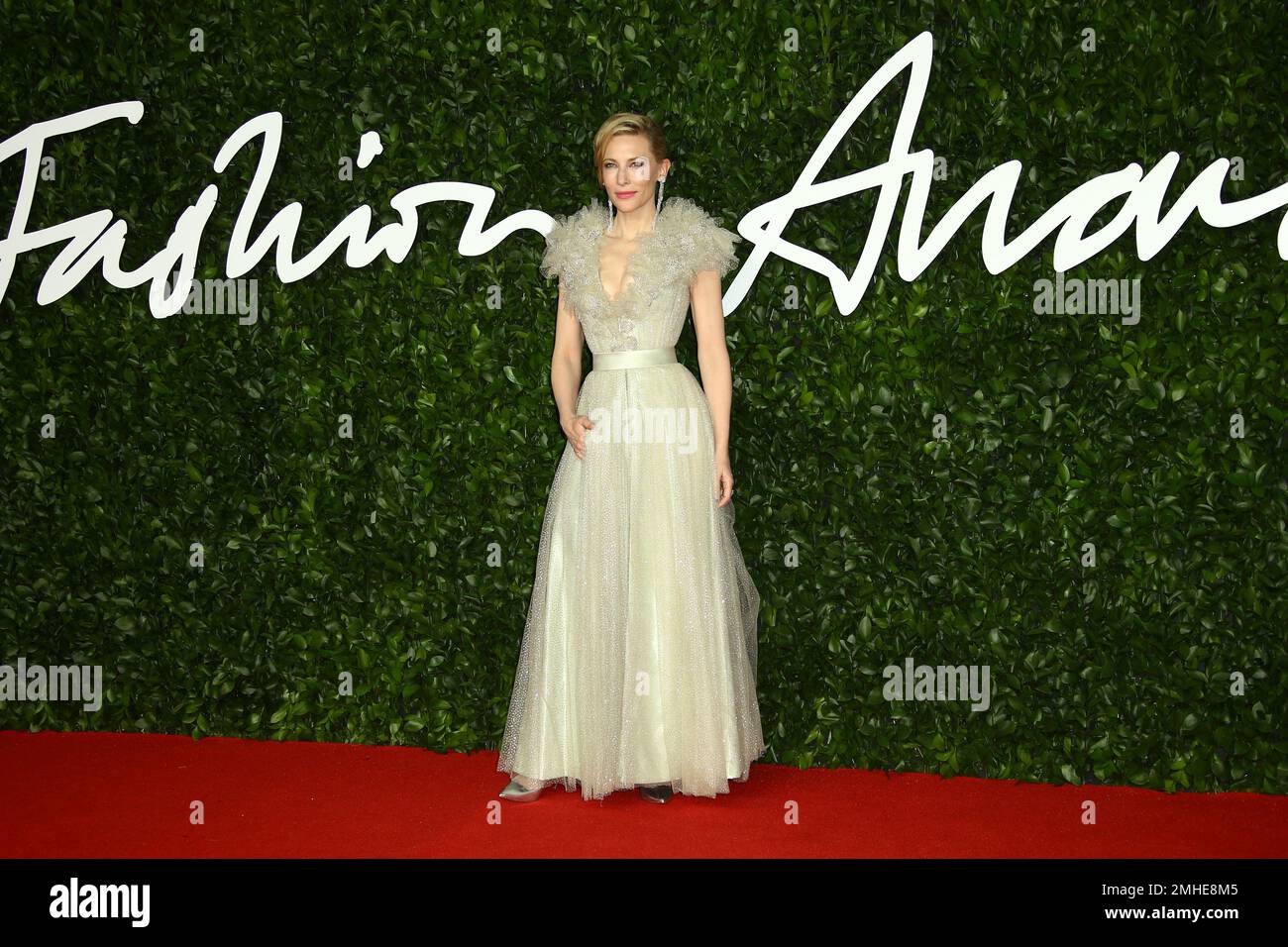 Cate Blanchett poses for photographers upon arrival at the British ...