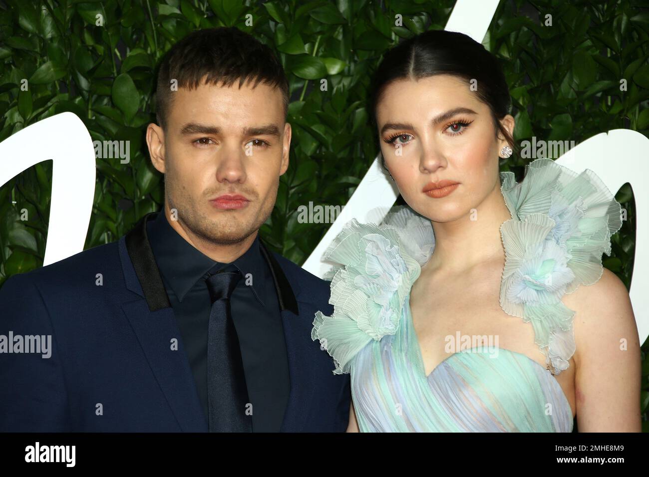 Liam Payne and Maya Henry pose for photographers upon arrival at the ...