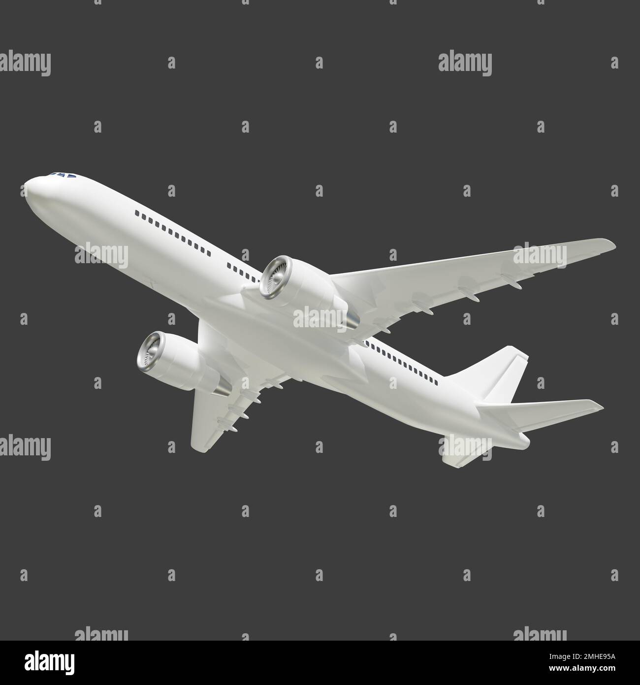3d image airplane hi-res stock photography and images - Alamy