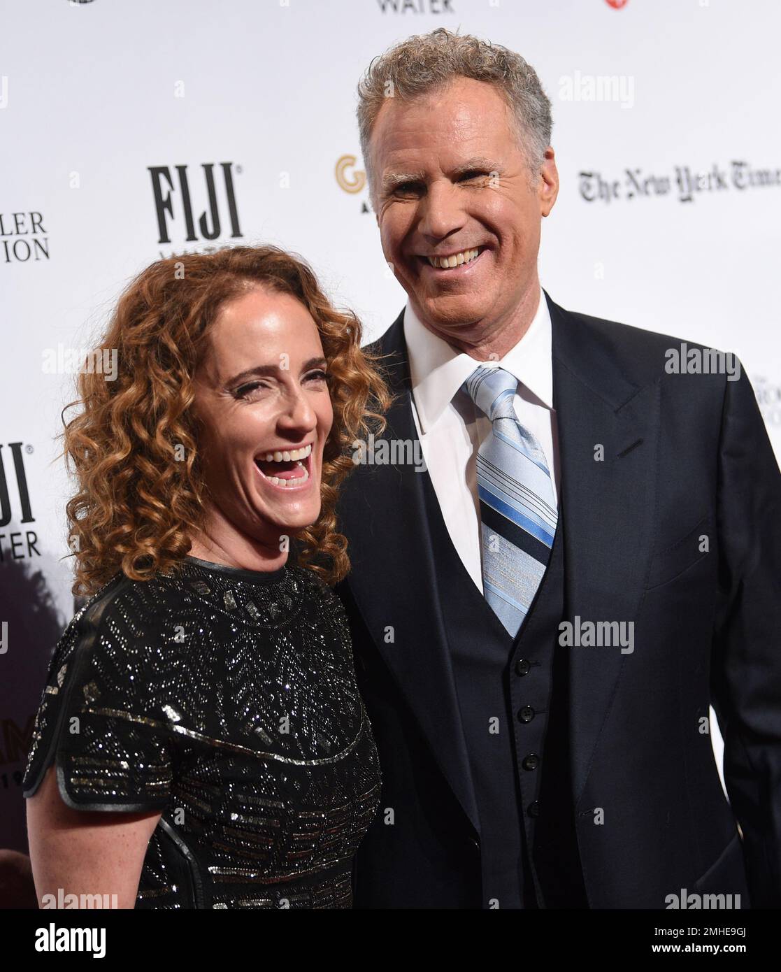 Jessica Elbaum, left, and Will Ferrell attend the Independent Filmmaker ...