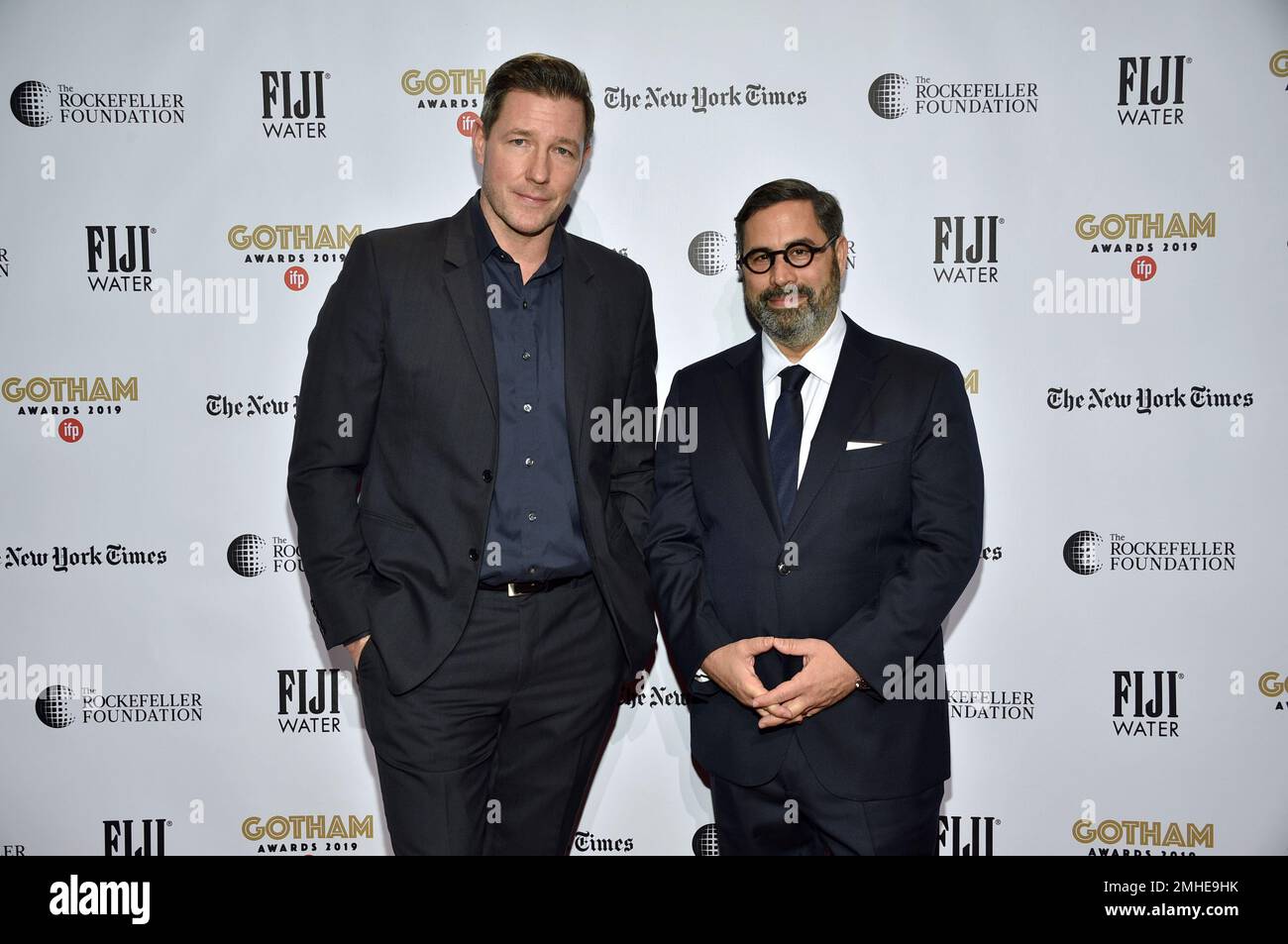 Edward Burns, left, and Glen Basner attend the Independent Filmmaker ...