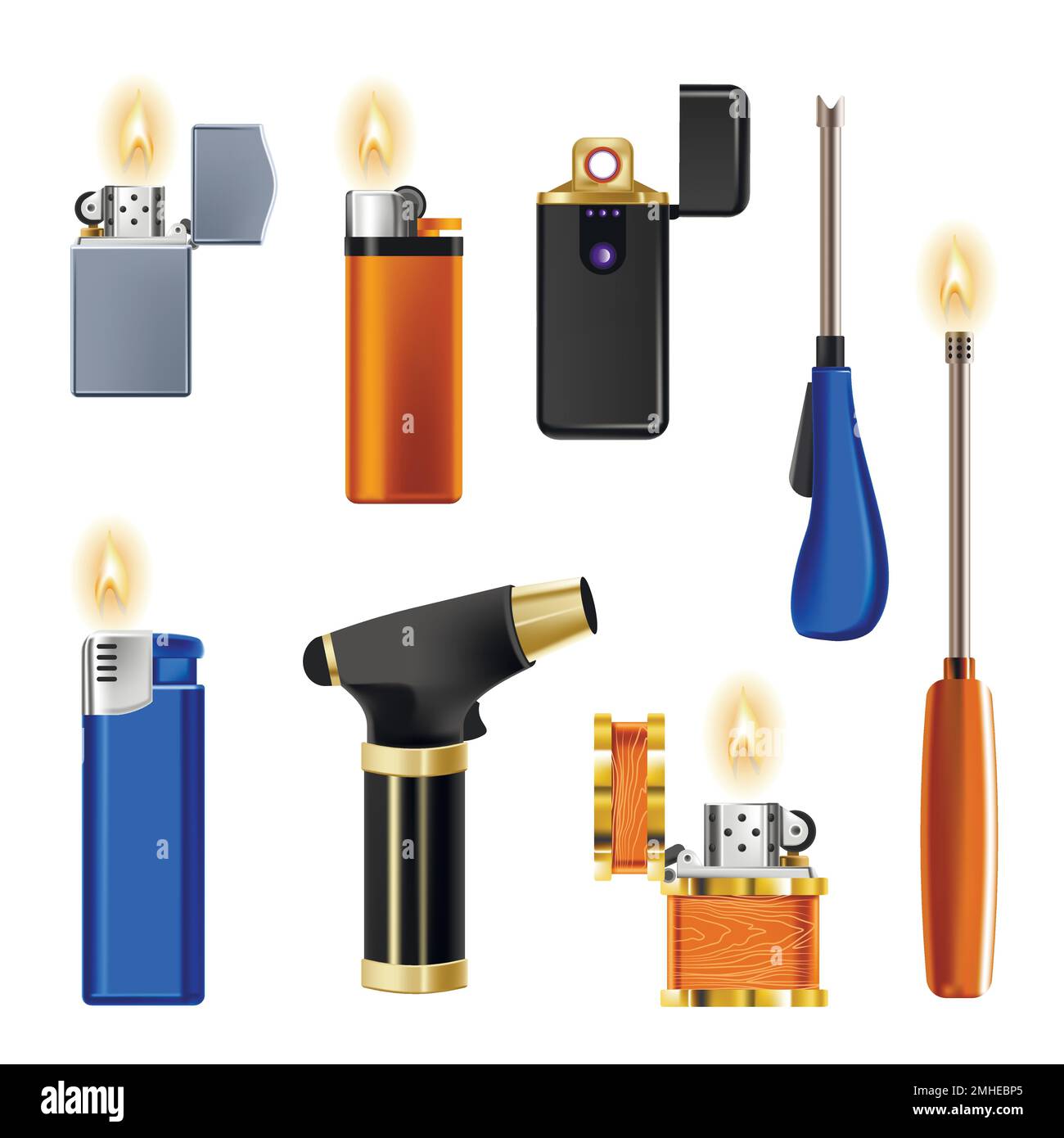 Cigarette lighter, fire or flame, smoking equipment isolated device ...