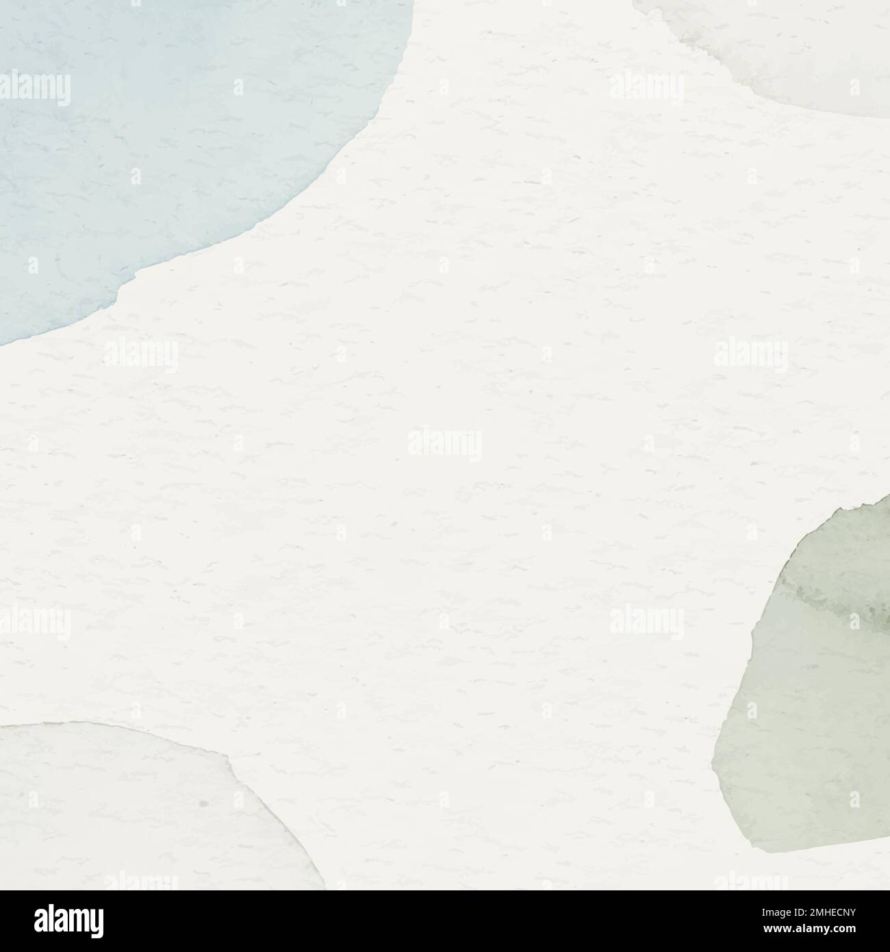 Blue and green watercolor patterned background template vector Stock ...