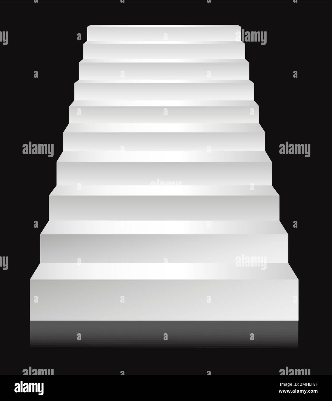 Stairs or staircases, podium ladder template, steps or stairway Stock ...