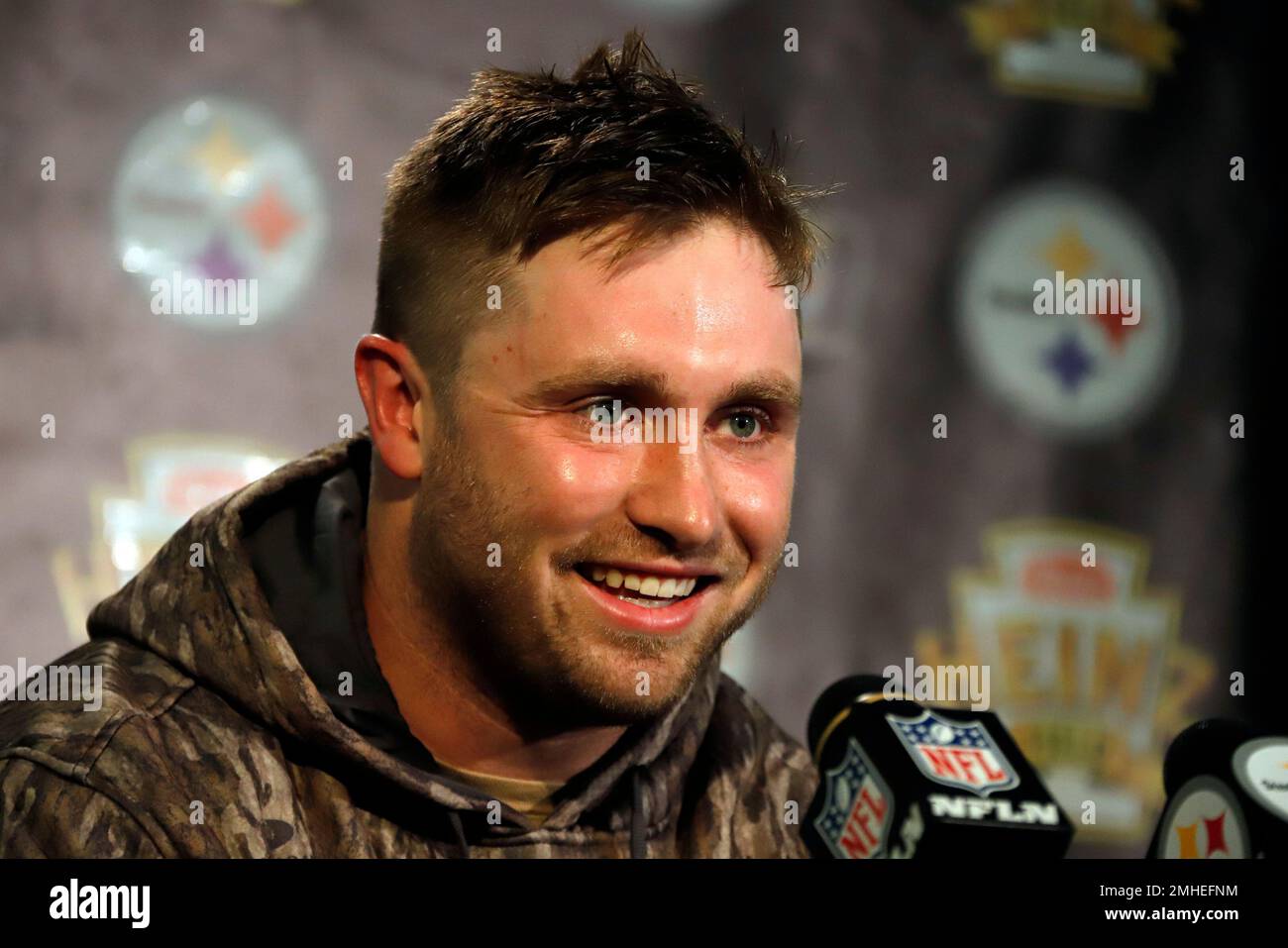 Pittsburgh Steelers quarterback Devlin Hodges meets with reporters ...