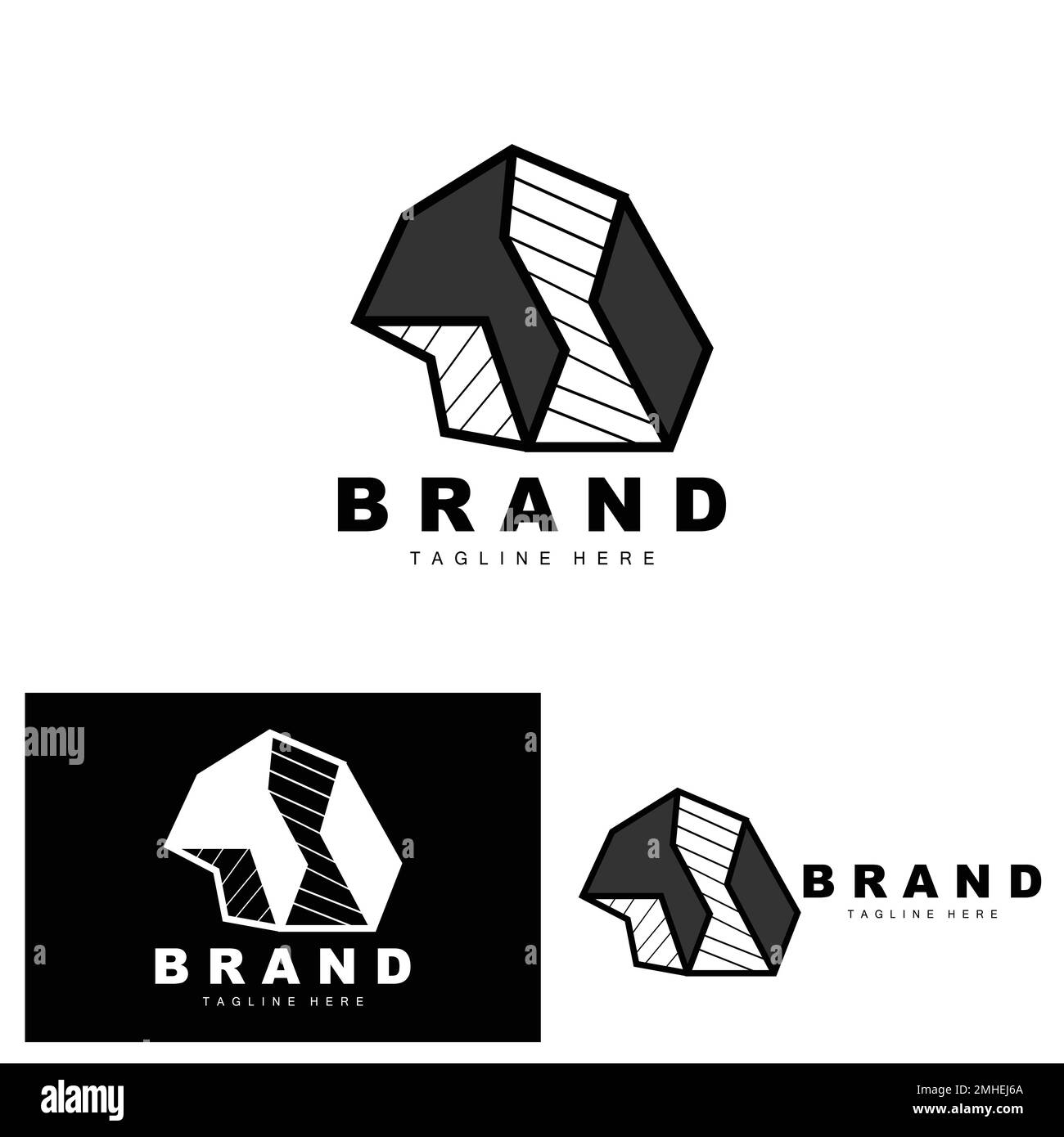 Stone Logo, Gem Line Stone Design, Diamond, Crystal, Simple Elegant ...