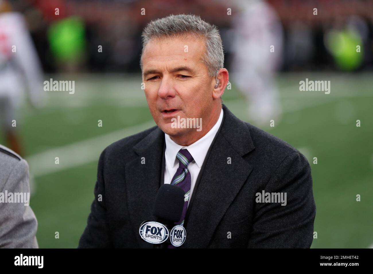 Urban Meyer, Fox Sports commentator and former Ohio State head coach ...