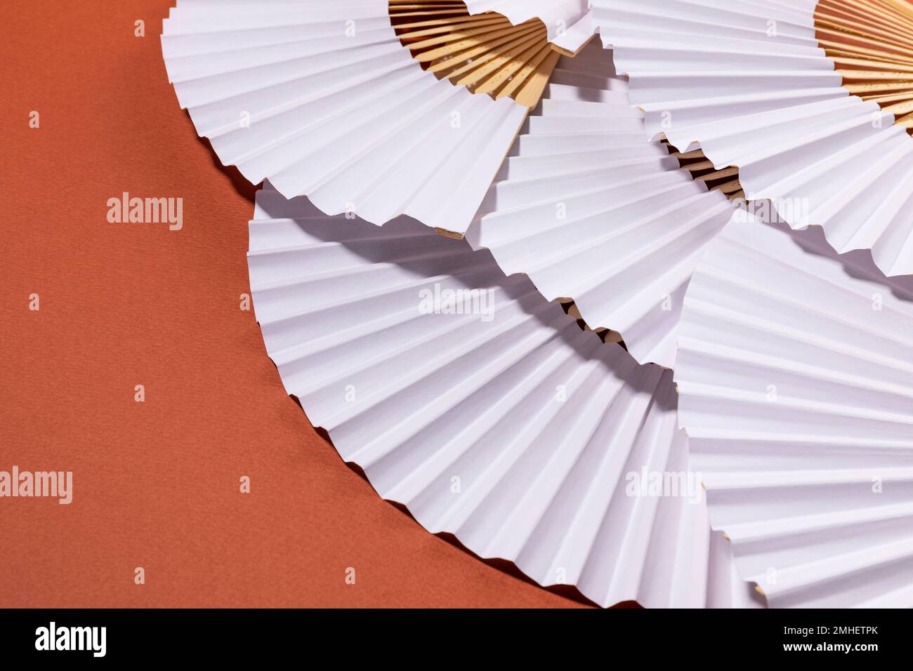 collection of korean traditional objects oriental hand fan Stock Photo ...