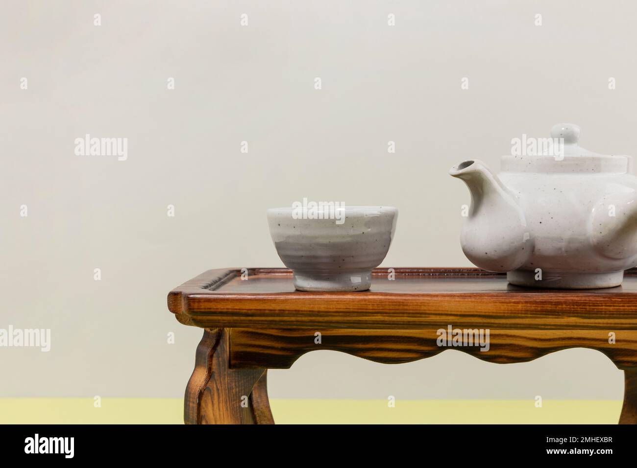 collection of korean traditional objects soban and tea set Stock Photo ...