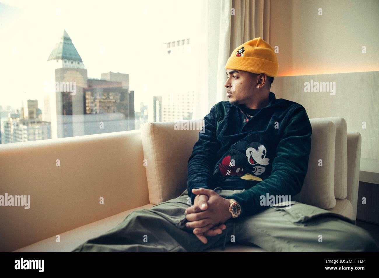 This Nov. 25, 2019, photo shows Latin singer Ozuna posing for a ...