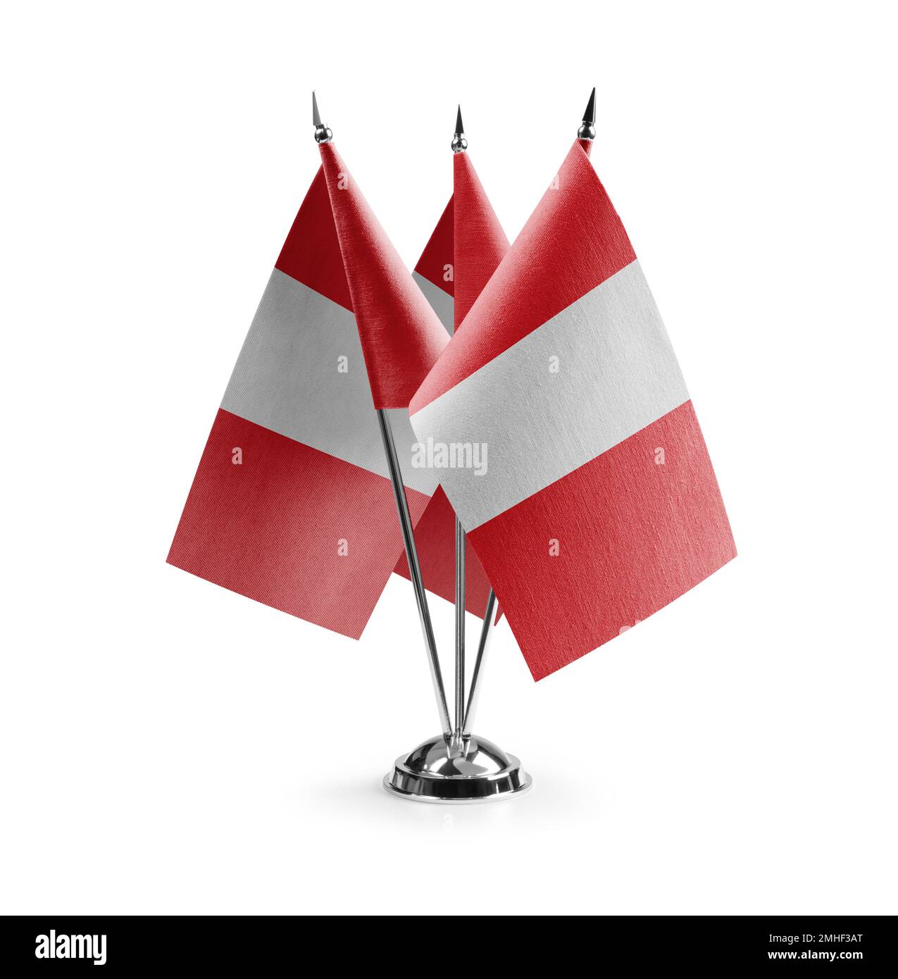 Small national flags of the Peru on a white background Stock Photo - Alamy