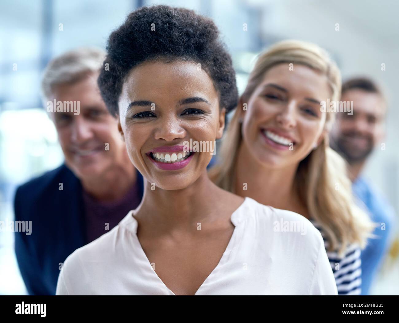 Confident team members make confident teams. Portrait of a team of ...