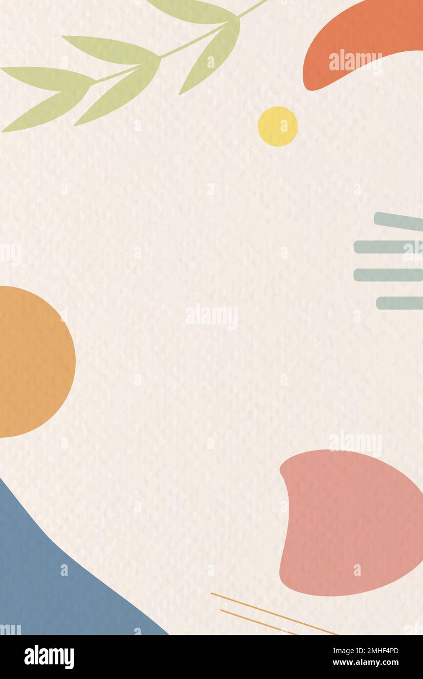 Abstract botanical pattern background vector Stock Vector Image & Art ...