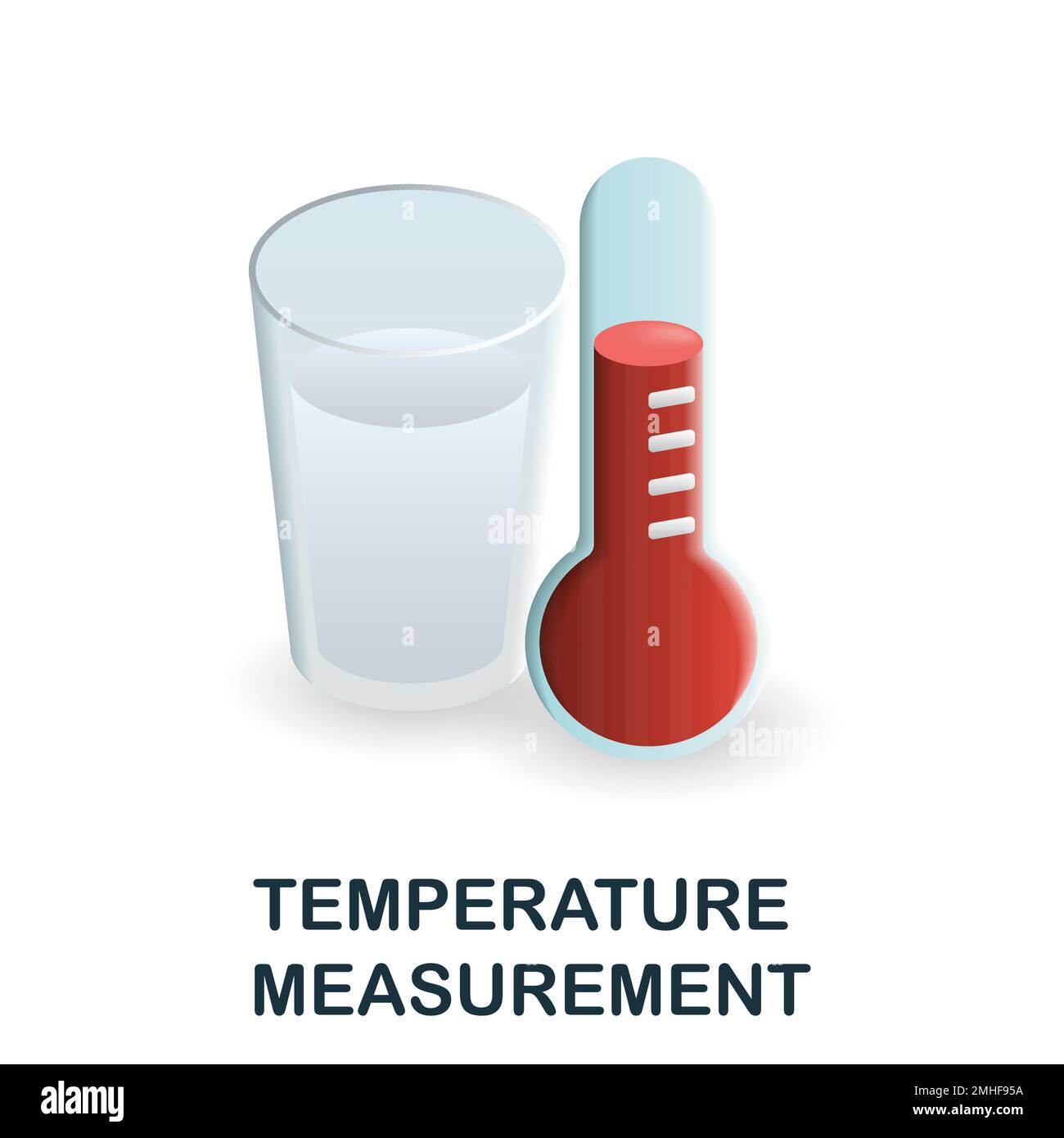 Temperature Measurement icon. 3d illustration from measurement collection. Creative Temperature ...