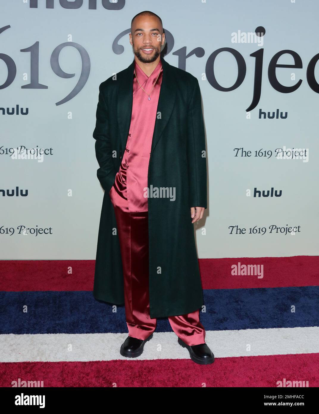 Los Angeles, USA. 26th Jan, 2023. Kandrick Sampson arrives at The 1619 ...