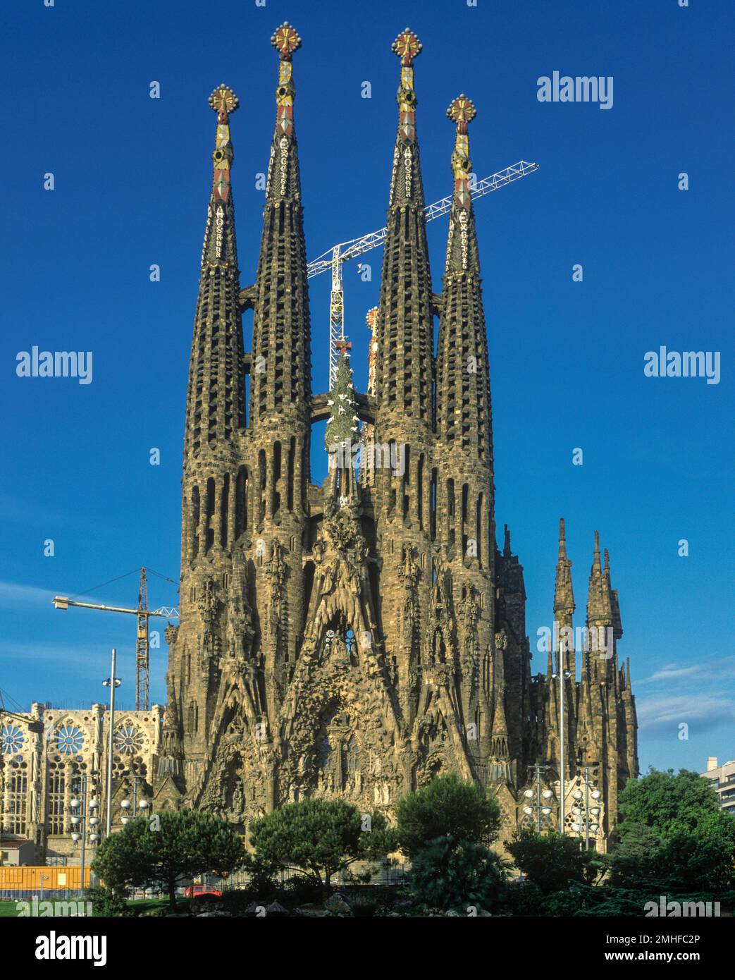 1993 HISTORICAL NATIVITY FACADE SAGRADA FAMILIA BASILICA (©ANTONI GAUDI ...